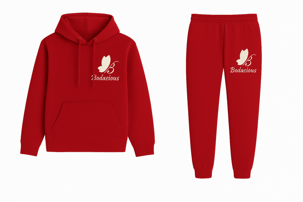 Cherry Red Hoodie and Jogger Set – Bodacious